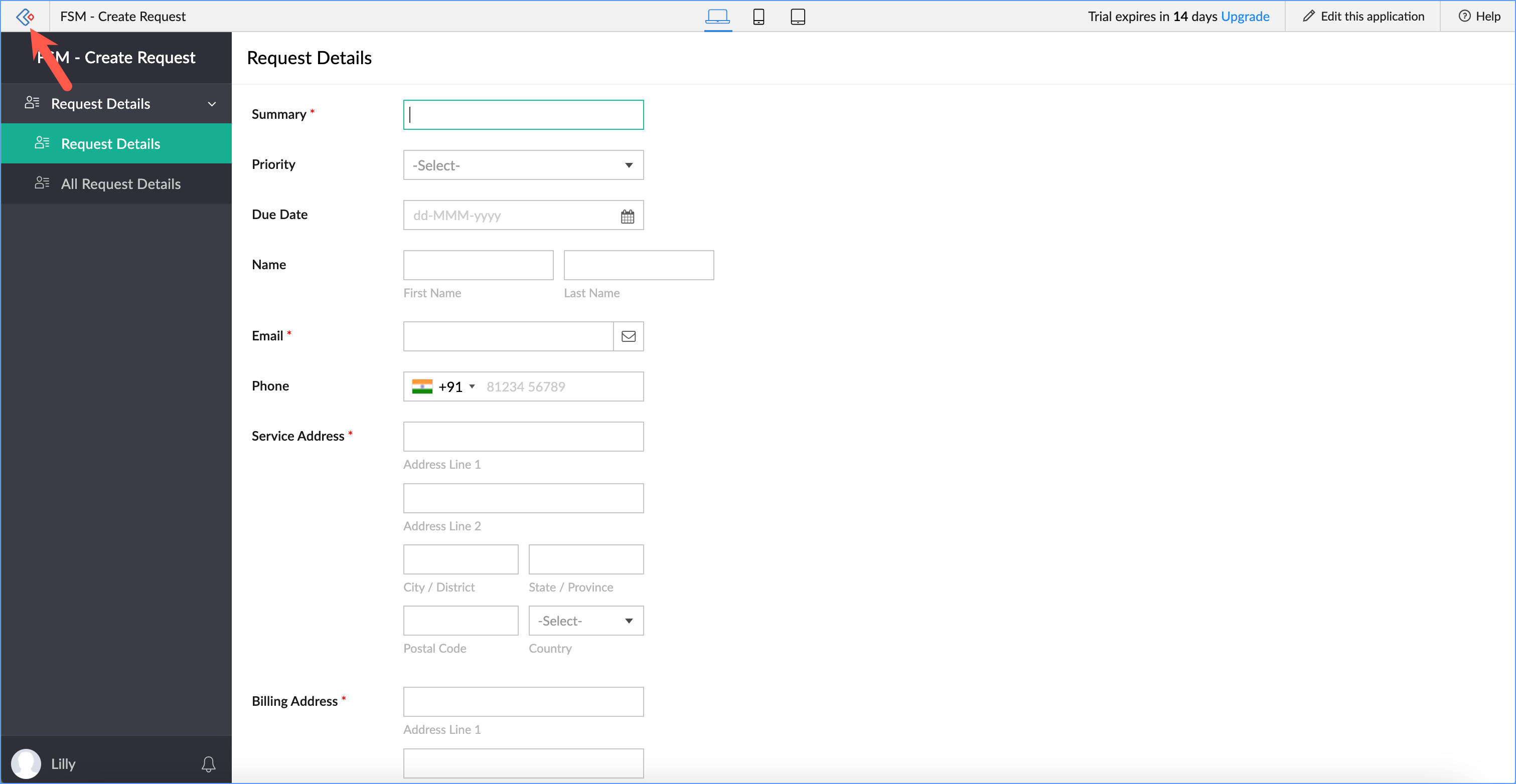 Zoho FSM | Create a Request in Zoho FSM from your website Zoho FSM | Create a Request in Zoho FSM from your website