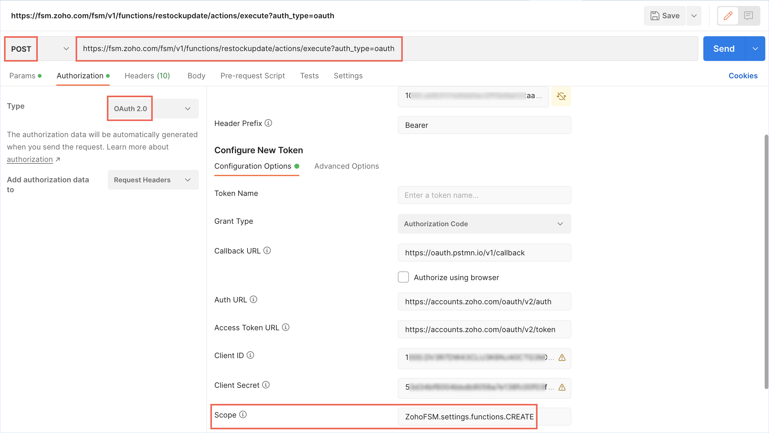 Zoho Fsm Standalone Functions