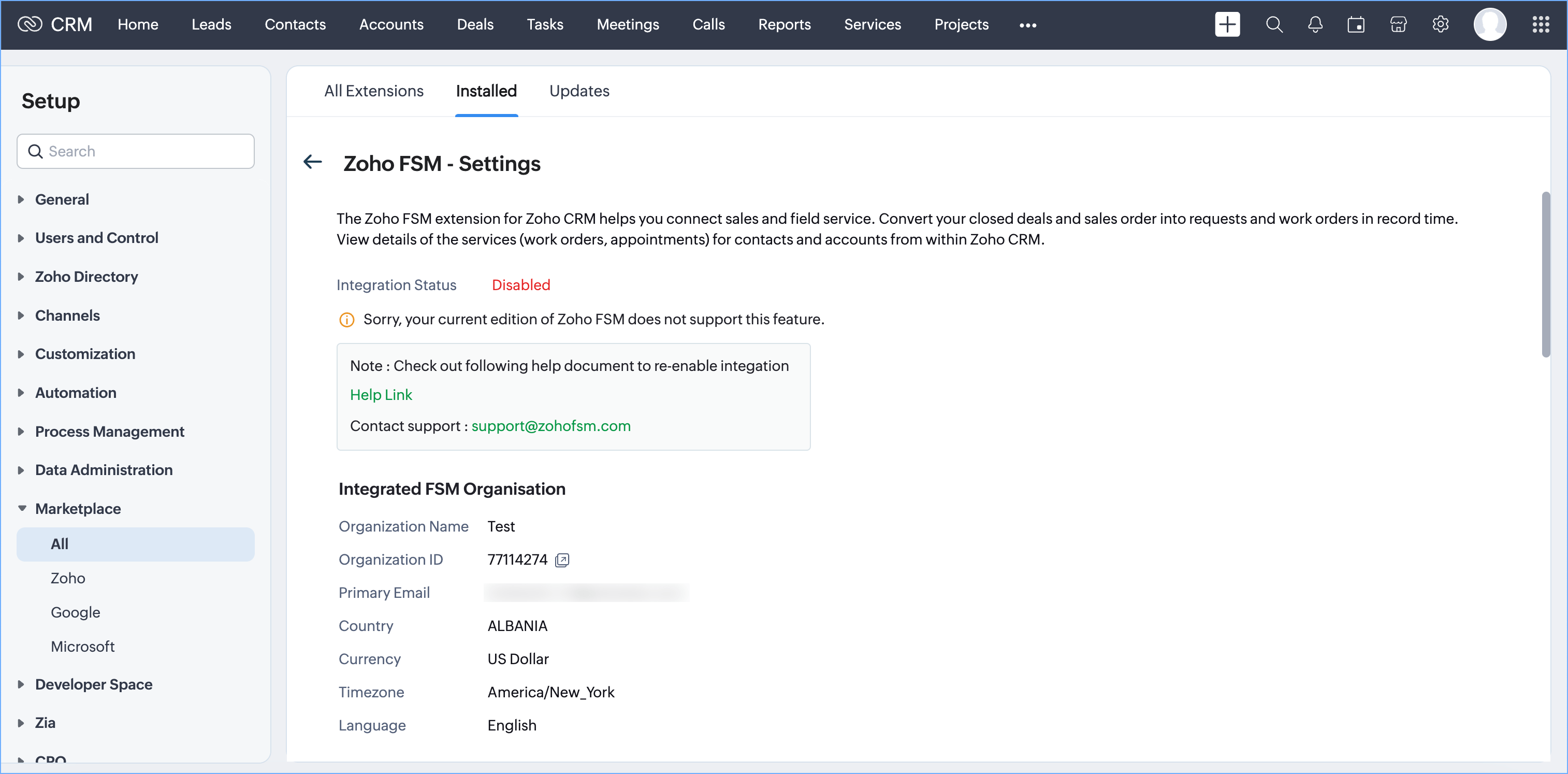 Zoho FSM | Handling Error Scenarios For Zoho FSM Extension for Zoho CRM Zoho FSM | Handling Error Scenarios For Zoho FSM Extension for Zoho CRM
