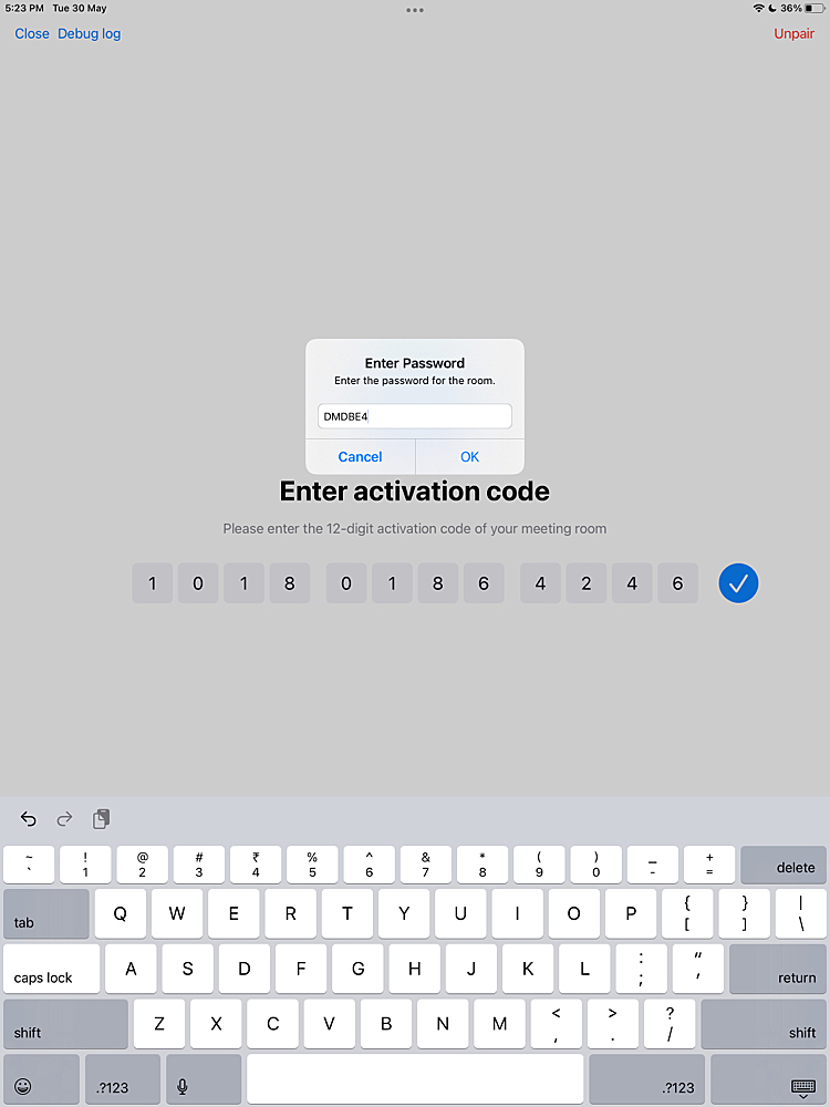 Log in to your Zoho Meeting account in your browser or the desktop app.