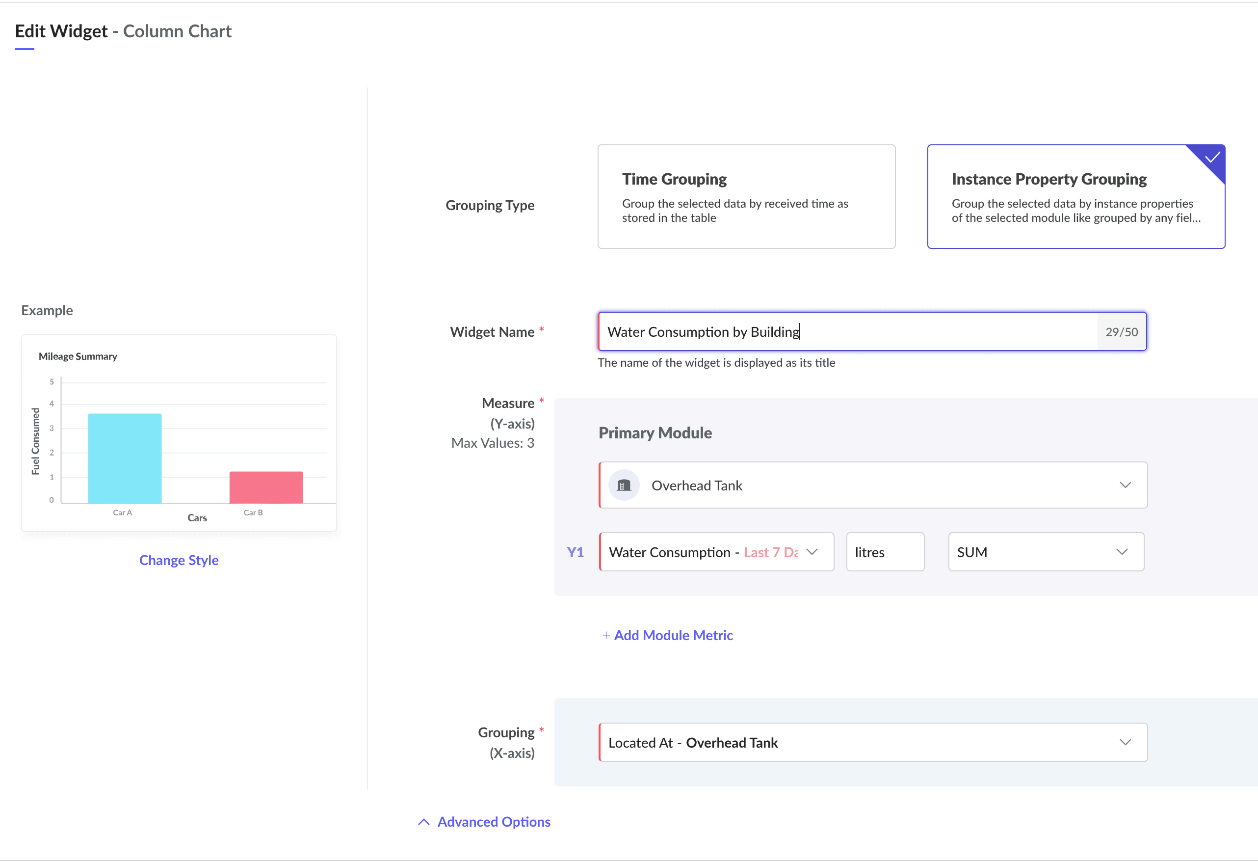Understanding Chart Widgets