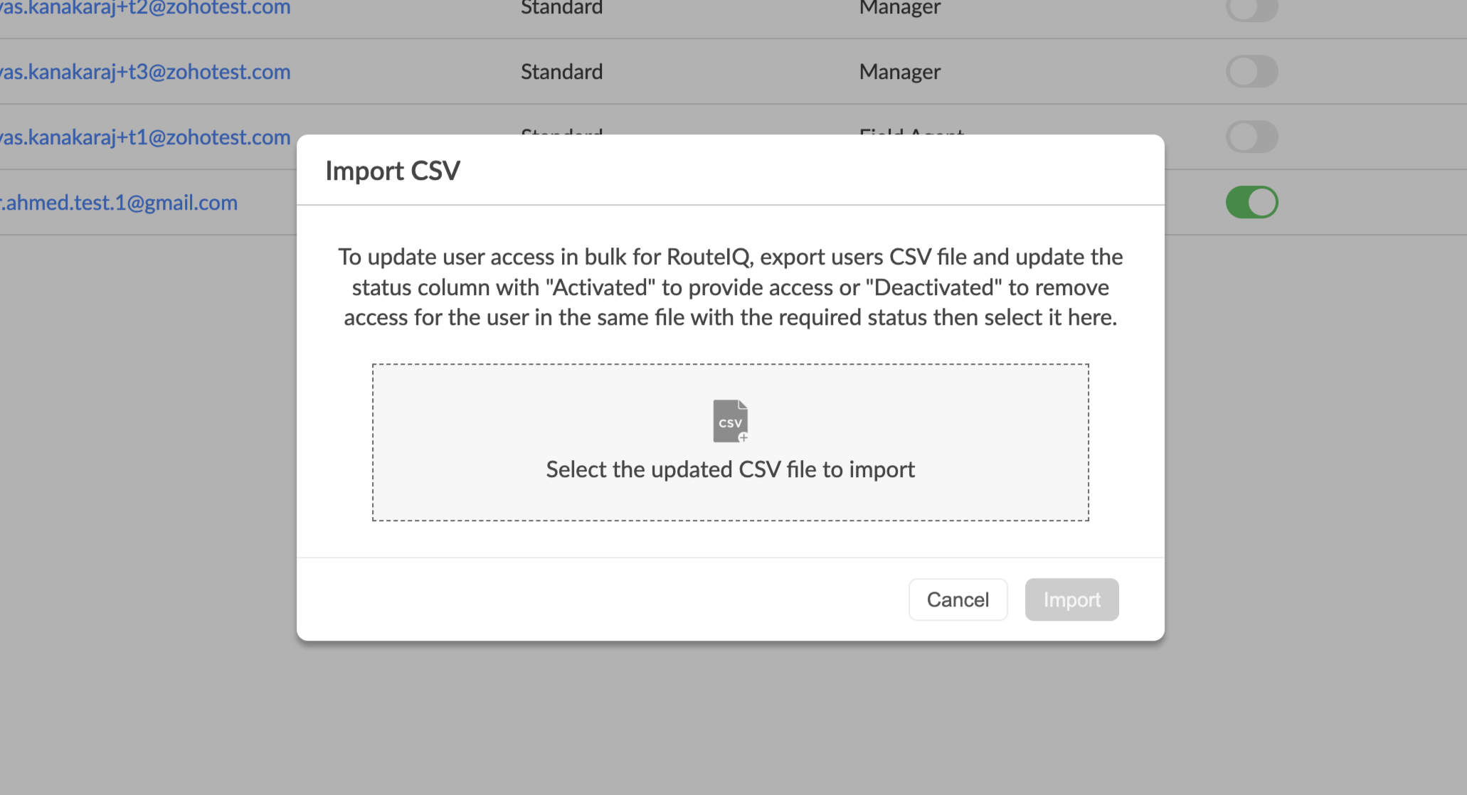 RouteIQ will process the file and make the relevant changes.