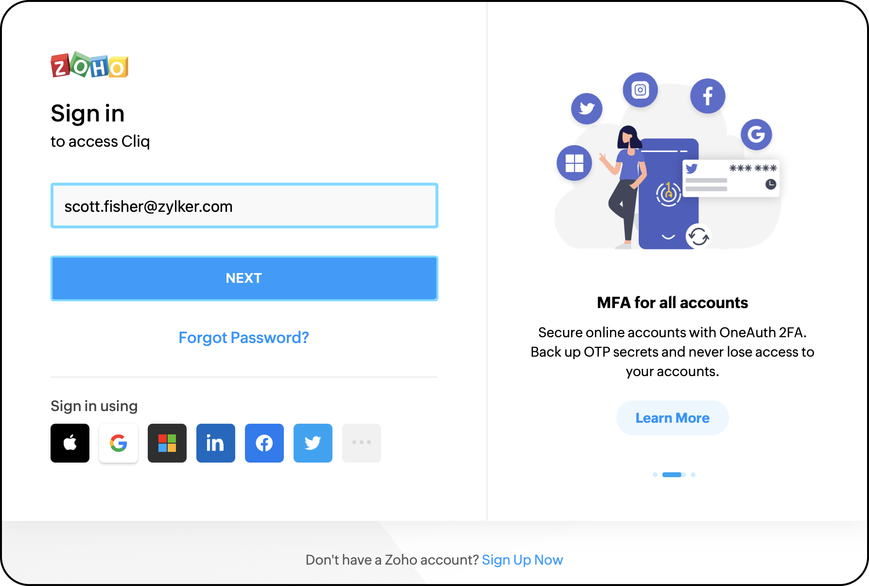 Sign in by entering your password and clicking the Sign in button . You ...