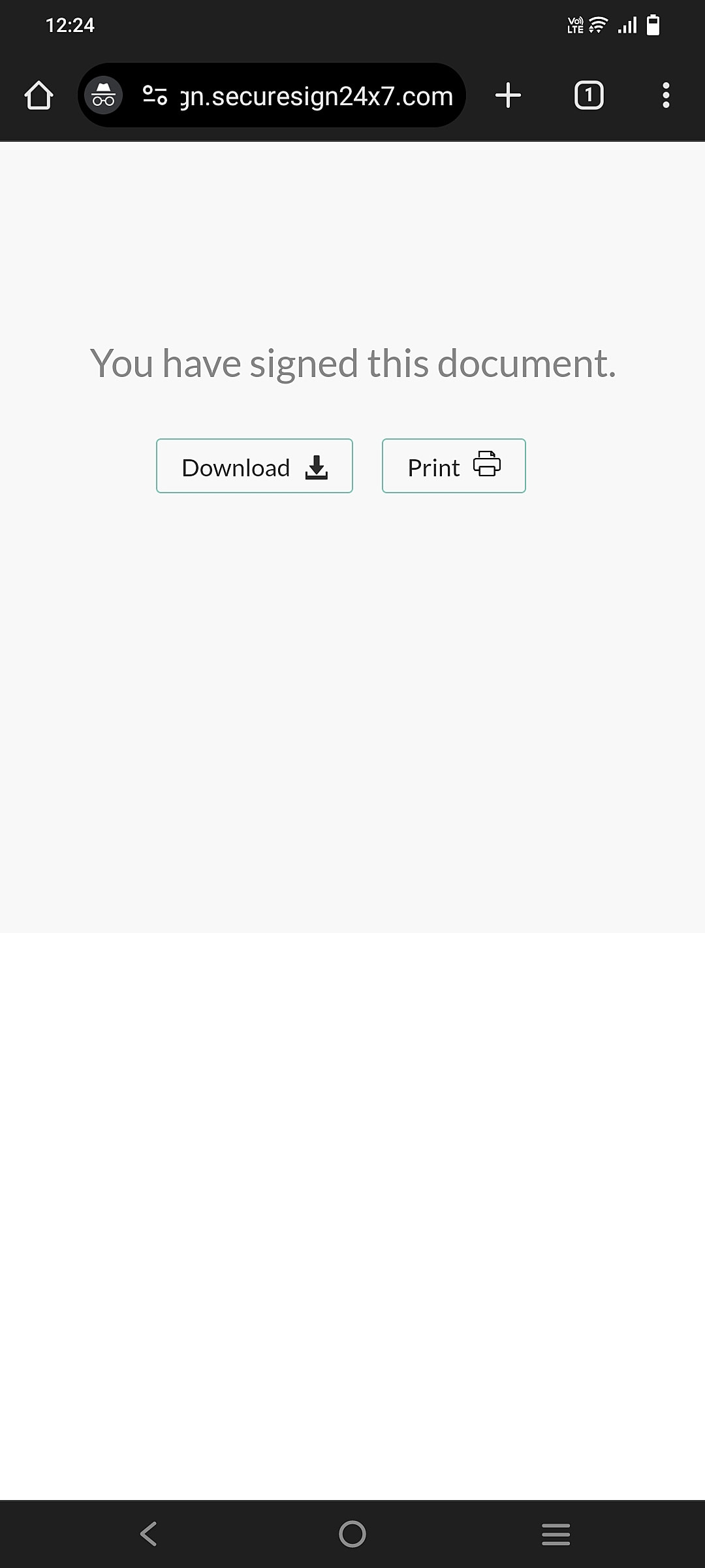 Other signer actions